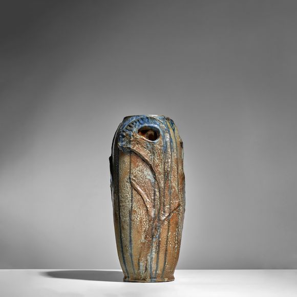 Bonhams : ARTHUR CRACO (1869-1955) Monumental Vasecirca 1900glazed ...