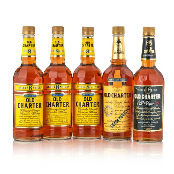 Bonhams Skinner : Old Charter 8 Years Old (3 bottles, 750ml) Old ...