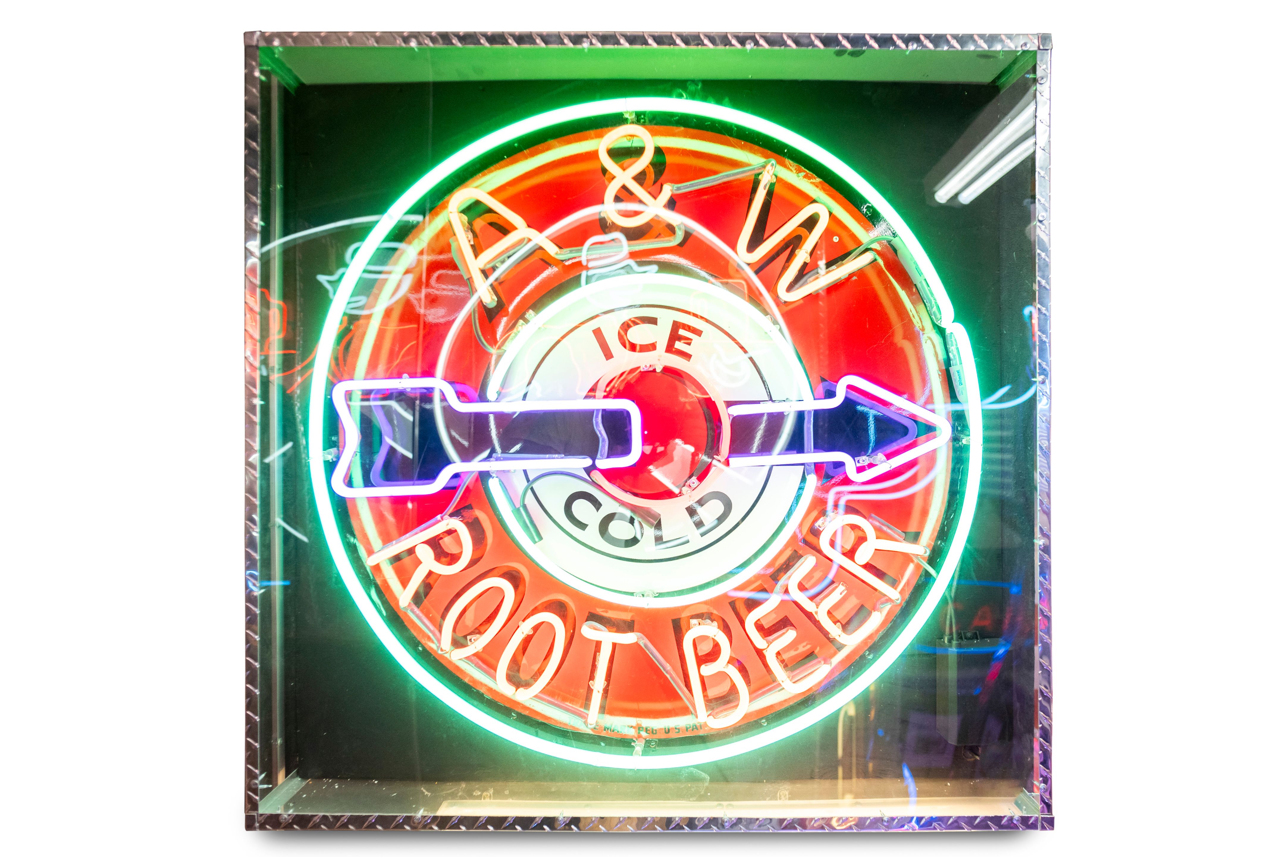 Bonhams Cars : An A & W Root Beer neon sign,
