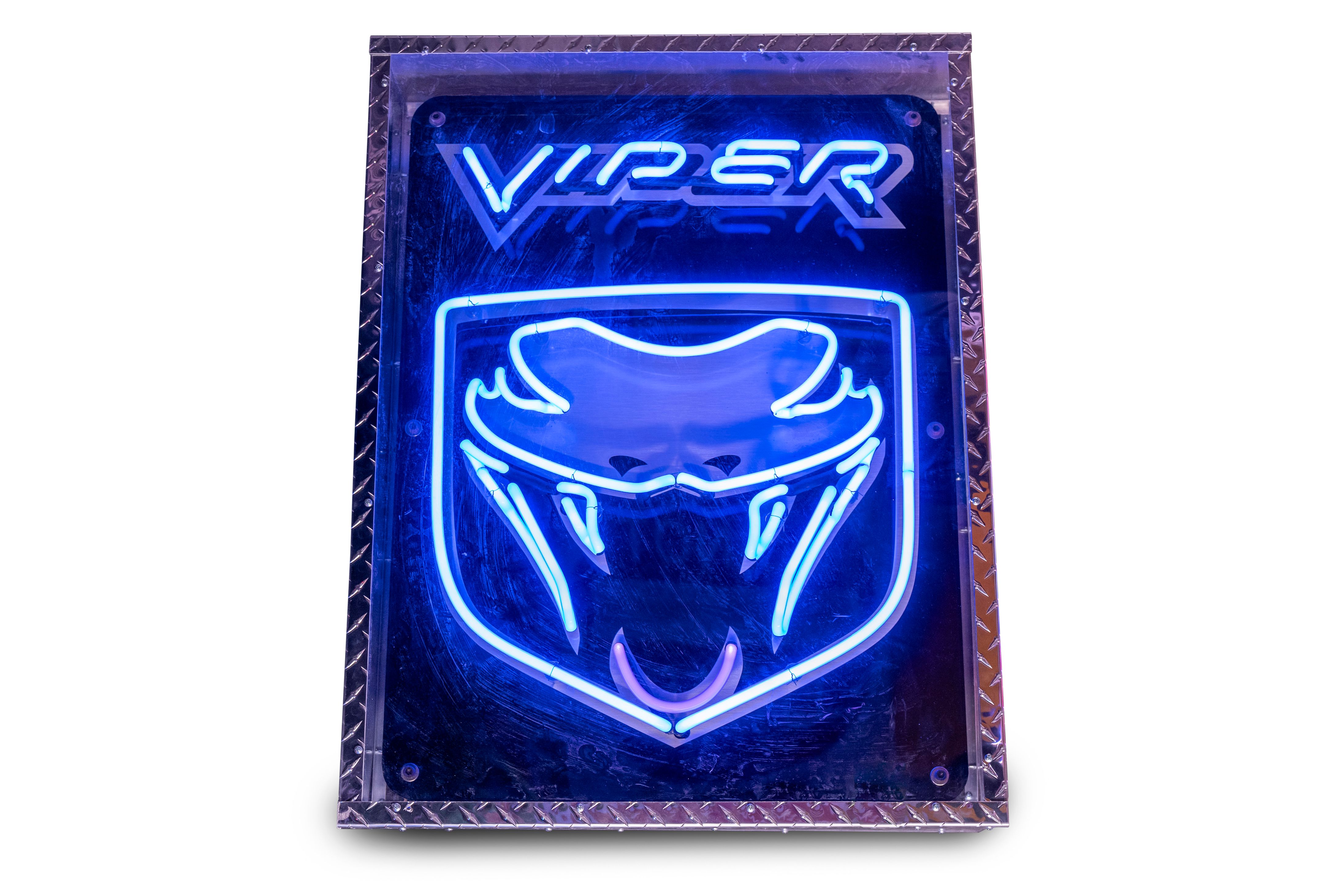 Bonhams Cars : A Dodge Viper neon sign,