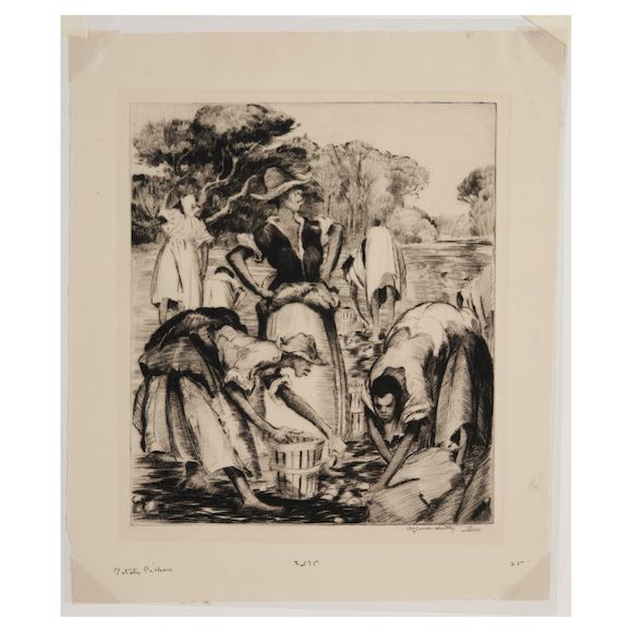 Bonhams Skinner : Alfred Heber Hutty (1877-1954); Potato Pickers in the ...
