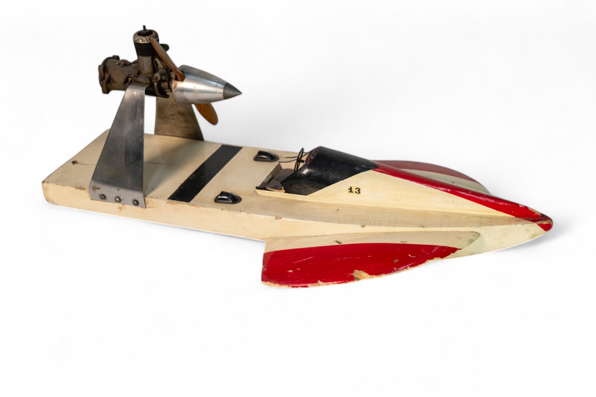 Bonhams Cars : A vintage scale-model gas-powered propeller tether boat ...