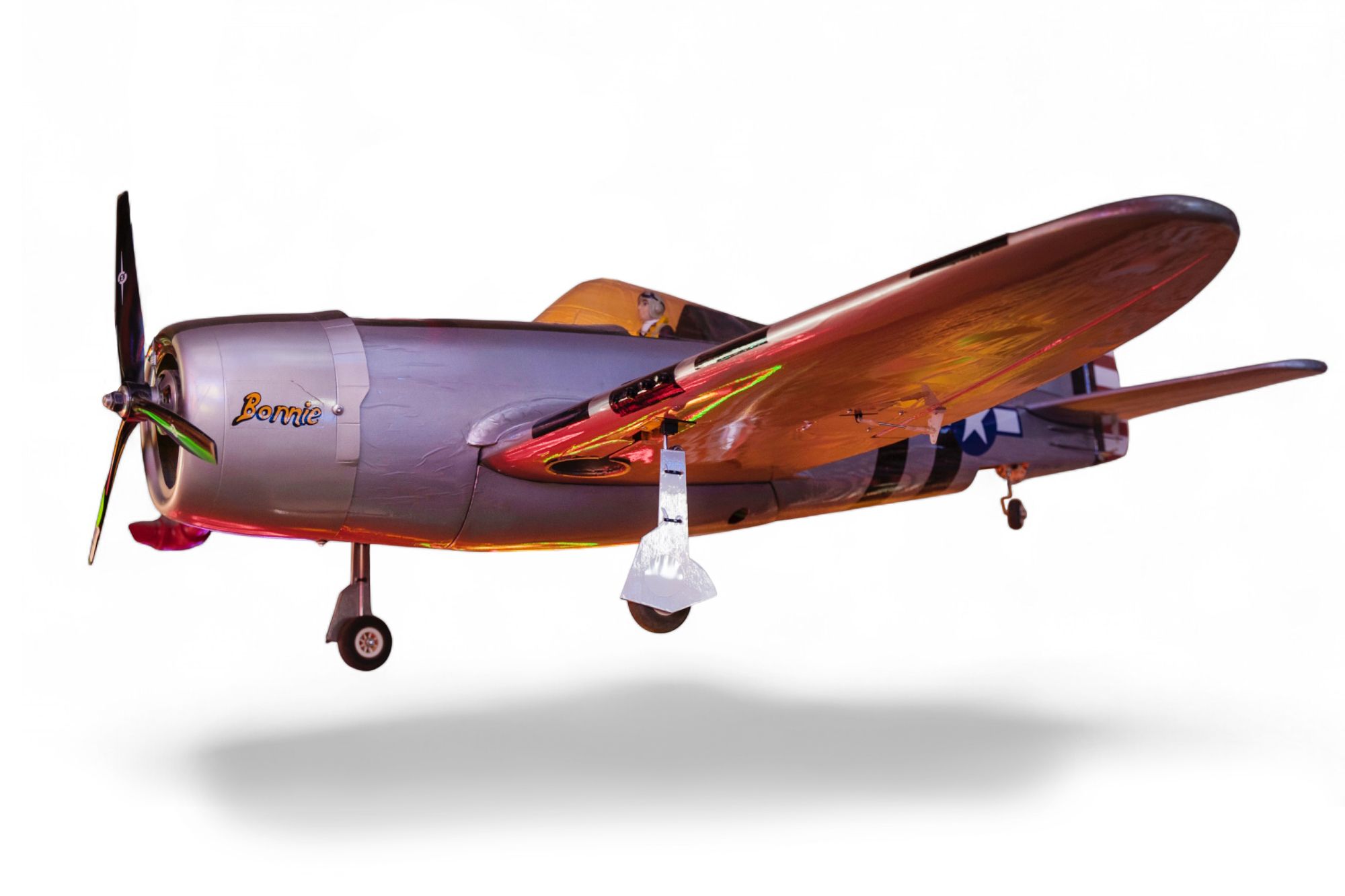 Bonhams Cars : A P-47 Thunderbolt radio-controlled flying airplane,