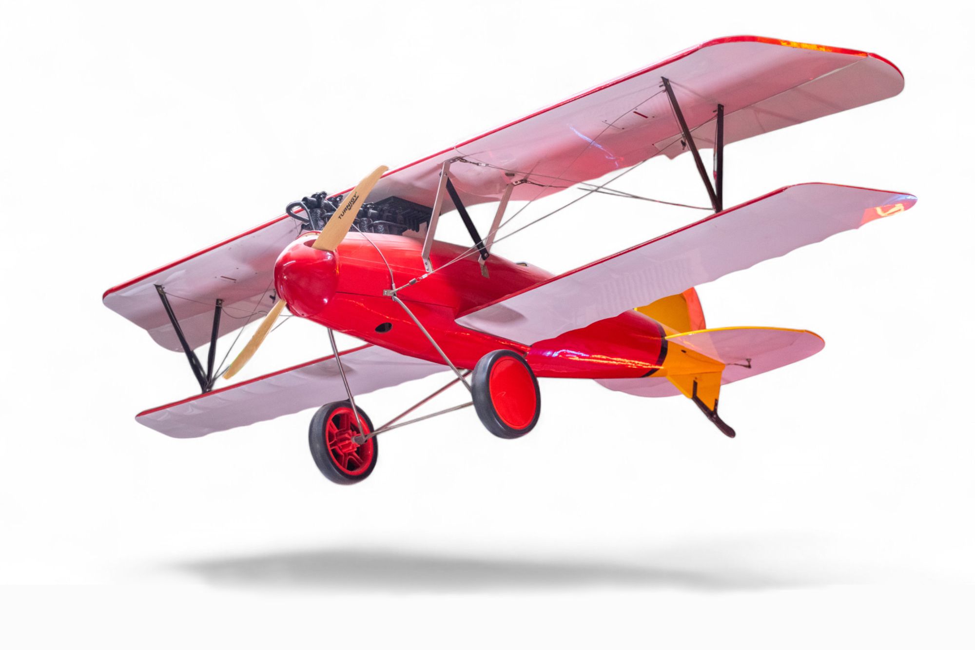 Bonhams Cars : A Dynam Waco Biplane radio-controlled flying airplane,