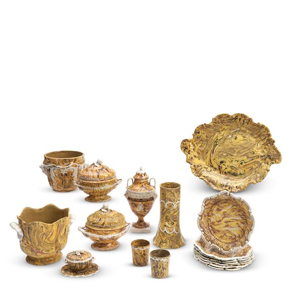 Bonhams Skinner : SEVENTEEN PIECES OF MEISELMAN IMPORTS APTWARE ...