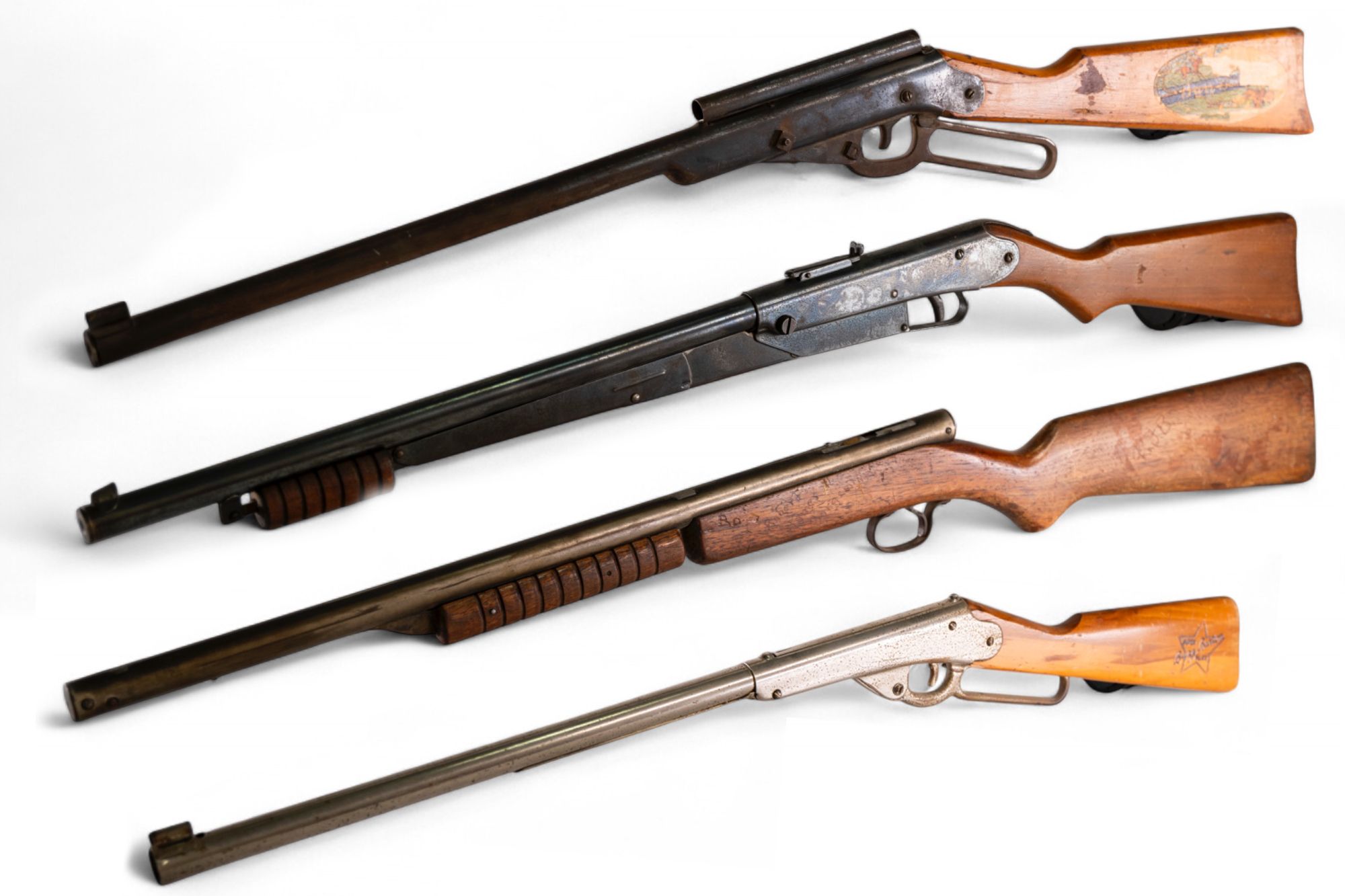 Bonhams Cars : A group of 4 rare vintage BB guns,