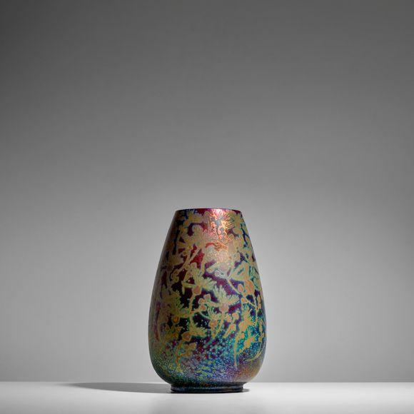 Bonhams : CLEMENT MASSIER (1845-1917) 'Fleurs Dorées' Vasecirca ...
