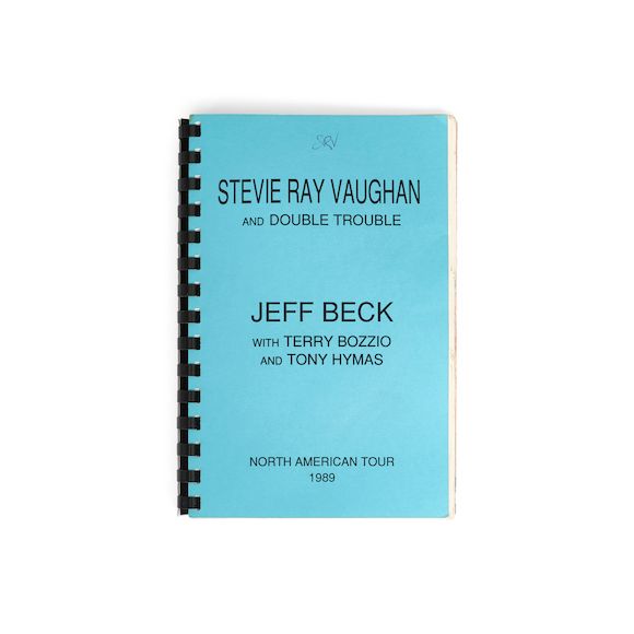Bonhams : Stevie Ray Vaughan: A Stevie Ray Vaughan and Double Trouble ...