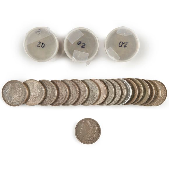Bonhams Skinner : SEVENTY-NINE CIRCULATED UNITED STATES MORGAN AND ...