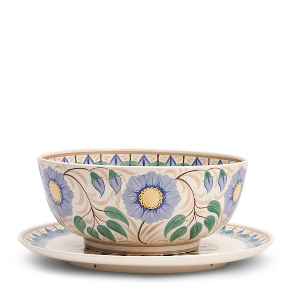 Bonhams Skinner : Two Wedgwood Millicent Taplin Decorated Items ...