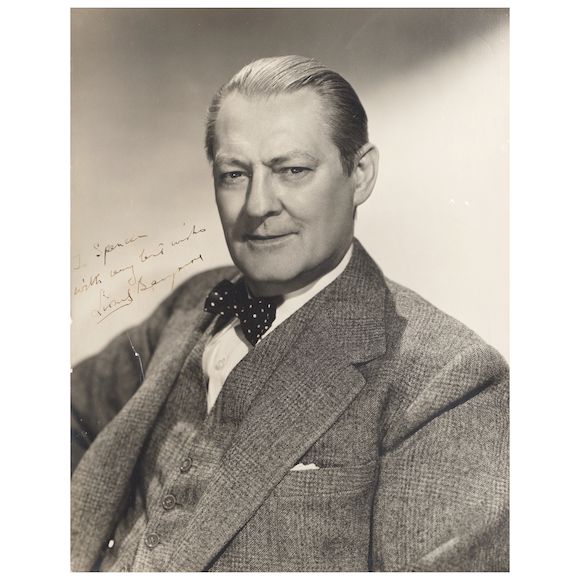 Bonhams : A Signed Photo of Lionel Barrymore to Spencer Tracy
