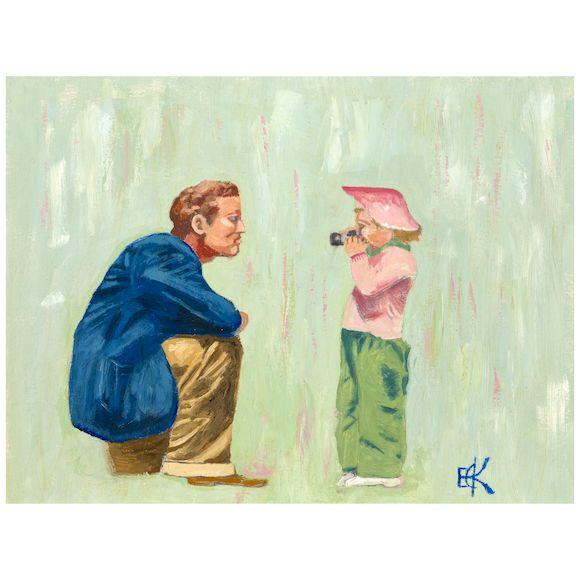 Bonhams : Unknown Artist (20th Century) Loving Father / Loving Daughter ...