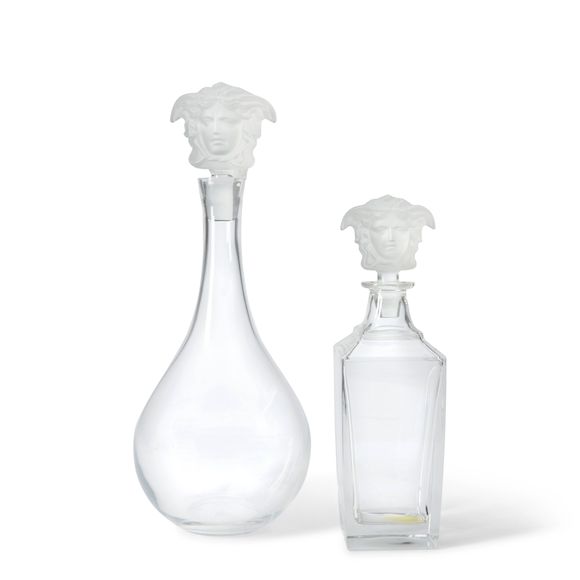 Bonhams Skinner : TWO VERSACE FOR ROSENTHAL CRYSTAL DECANTERS WITH ...