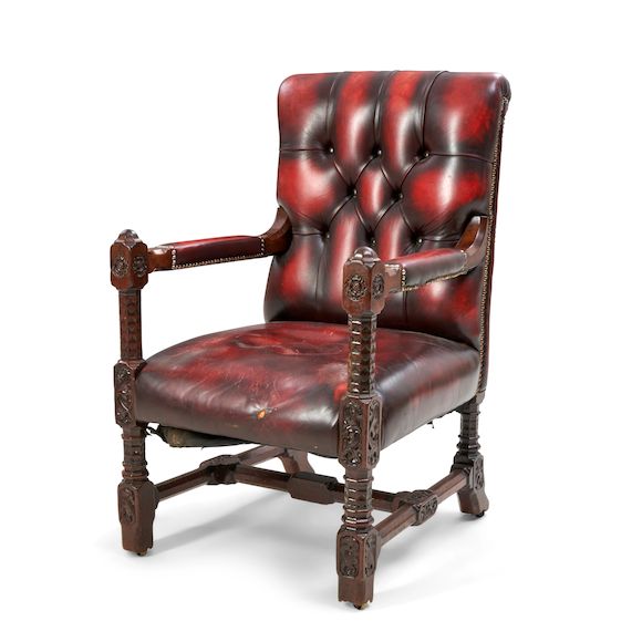 Bonhams Skinner : AUGUSTUS WELBY NORTHMORE PUGIN ARMCHAIR, c. 1870,