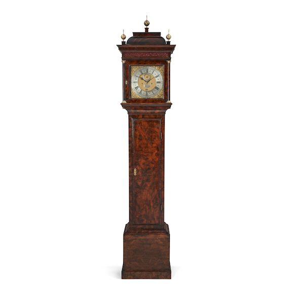 Bonhams Skinner : George II Walnut 8-day Time and Strike Longcase Clock ...