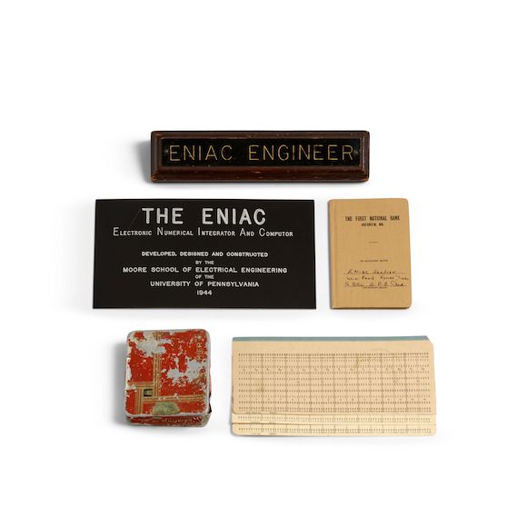 Bonhams : ENIAC Collection of ENIAC artifacts once owned by Winifred S ...
