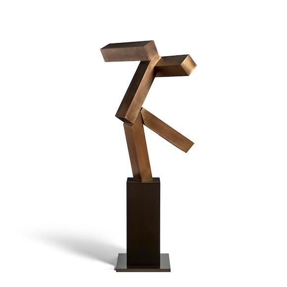 Bonhams : JOEL SHAPIRO (1941-2025) Untitled 41 3/8 x 32 1/2 x 27 in ...
