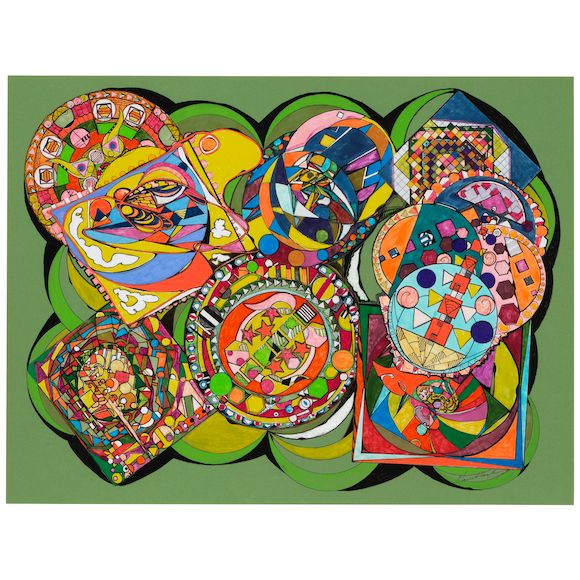 Bonhams : GENE HACKMAN (1930-2025) Abstracts (A Group of Two) 18 1/2 x ...