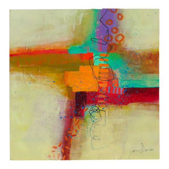 Bonhams : JANE DAVIES (20th/21st century) Land Line #1