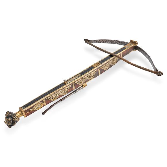 Bonhams Skinner : AN EARLY VICTORIAN CROSSBOW,