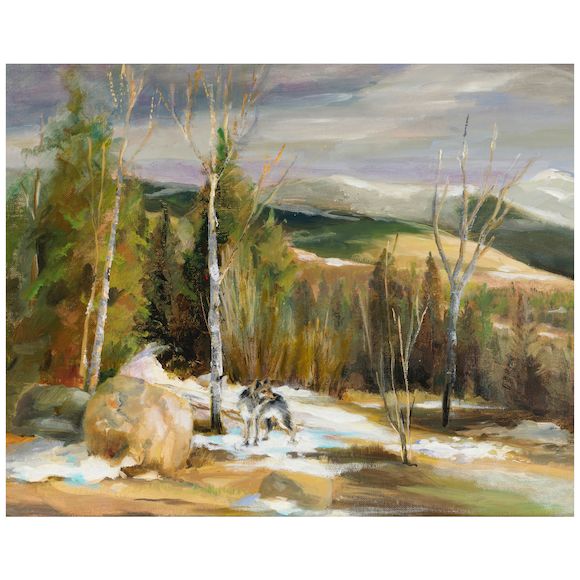 Bonhams : GENE HACKMAN (1930-2025) Untitled Landscapes (A Group of ...