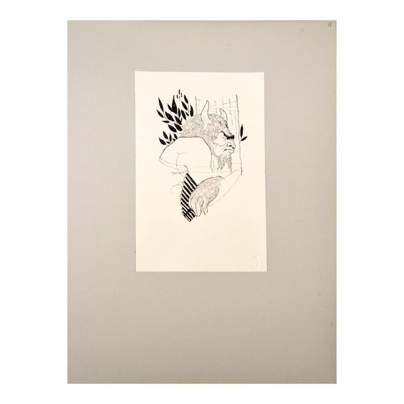 Bonhams Skinner : RARE PLATINOTYPE PRINTS OF DRAWINGS BY BEARDSLEY FROM ...