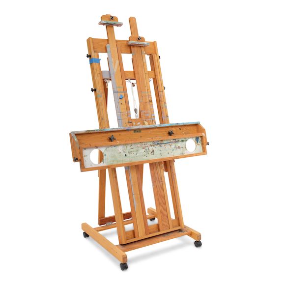 Bonhams : GENE HACKMAN: A PERSONAL PAINT SPLATTERED ART EASEL