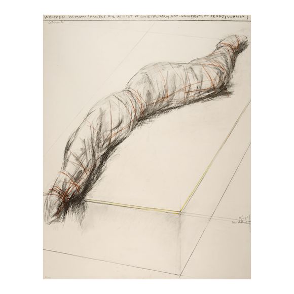 Bonhams : Christo & Jeanne-Claude (1935-2020; 1935-2009); Wrapped Woman ...