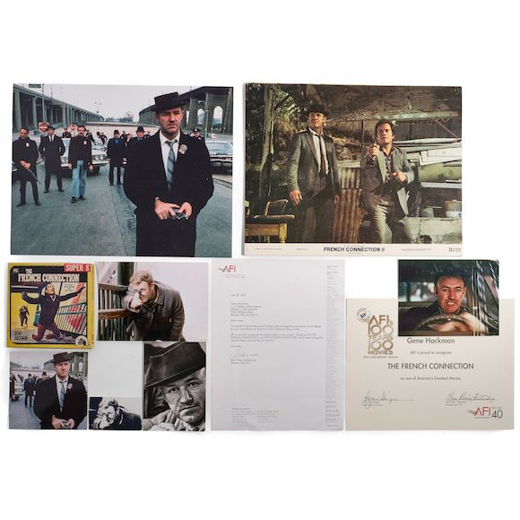 Bonhams : GENE HACKMAN: A GROUP OF FRENCH CONNECTION SERIES MATERIAL ...