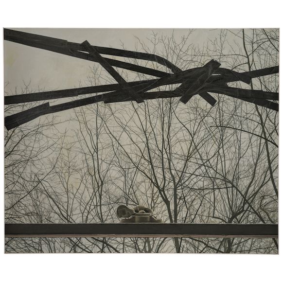 Bonhams : CATHERINE MURPHY (B. 1946) Mended Window 48 x 58 1/2 in (121. ...
