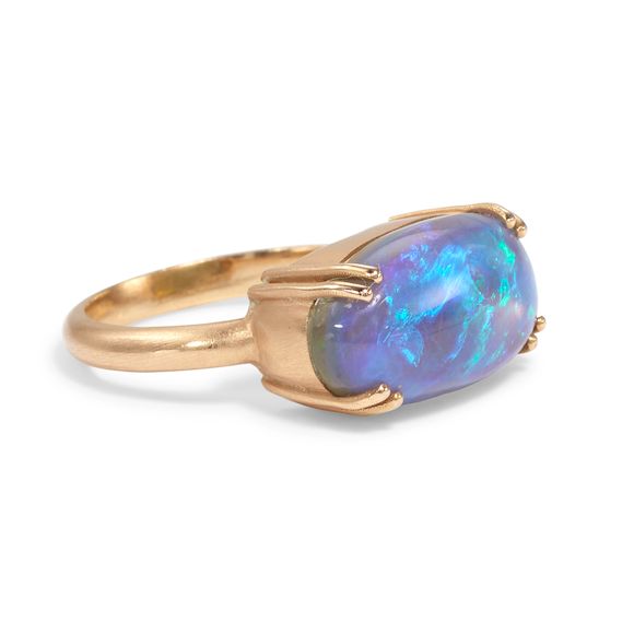 Bonhams : IRENE NEUWIRTH: AN 18K ROSE GOLD AND OPAL RING