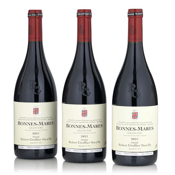Bonhams Skinner : Robert Groffier, Bonnes Mares, 2021 (3 bottles, 750ml)