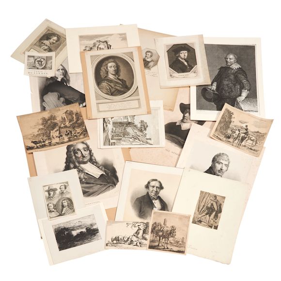 Bonhams Skinner : GROUP OF MISCELLANEOUS DUTCH & FLEMISH PRINTS 19th ...