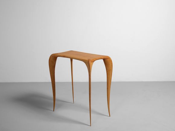 Bonhams : VICTOR DINOVI (BORN 1945) Side Table1983bird's eye maple ...