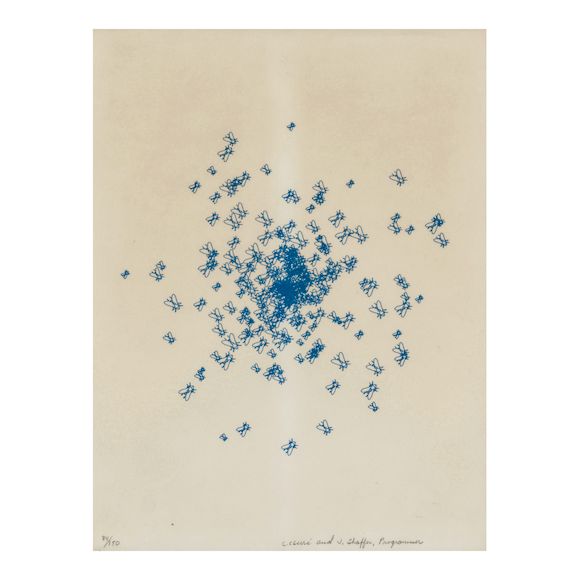 Bonhams Skinner : Charles Csuri (1922-2022); Flies;