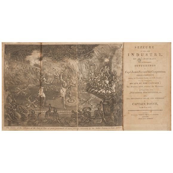 Bonhams : [INDIAN CAPTIVITY]. Seizure of the Ship Industry, by a ...