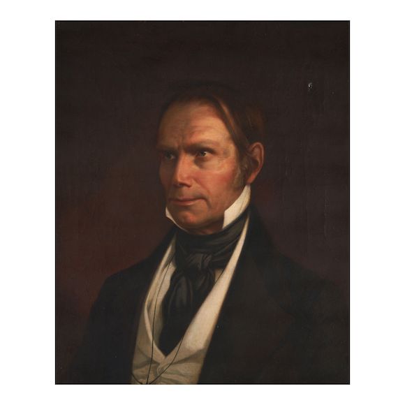 Bonhams Skinner : American School Portrait of Henry Clay, late 19th century