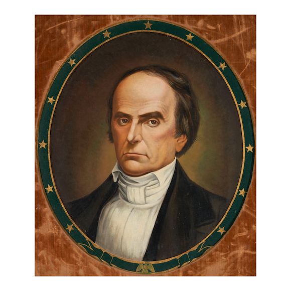 Bonhams Skinner : Portrait of Daniel Webster J.T. Webster, late 19th ...