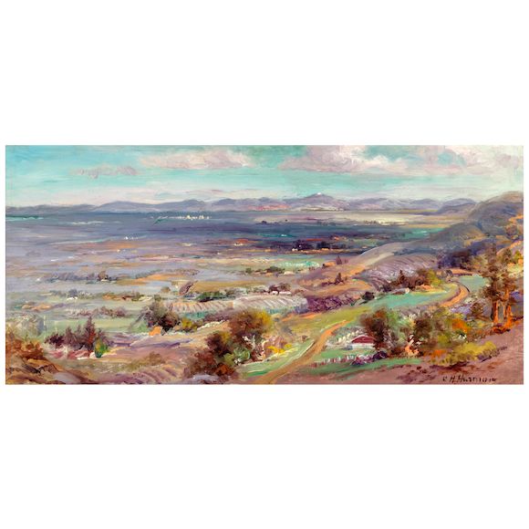Bonhams : Charles Henry Harmon (1859-1936) Study for Santa Clara Valley ...
