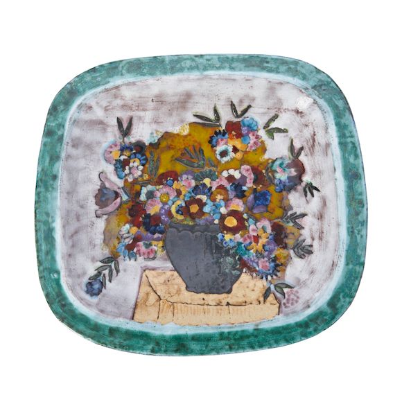 Bonhams Skinner : FRANCIS CROCIANI (B. 1929) CENTERPIECE BOWL Vallauris ...