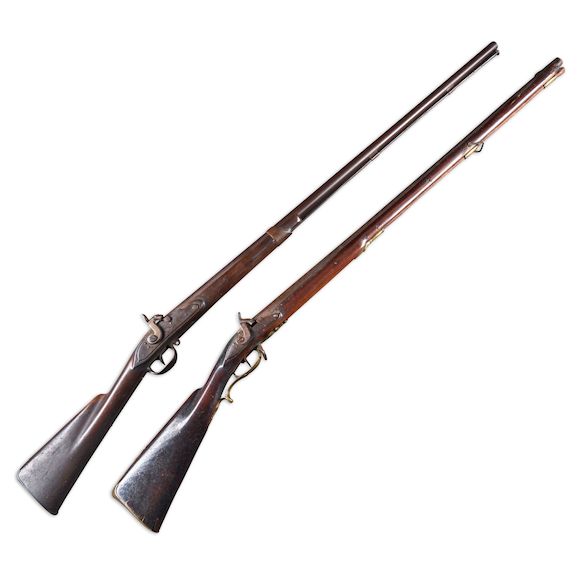 Bonhams Skinner : A DUTCH/GERMANIC FOWLER AND A SPRINGFIELD MODEL 1795 ...
