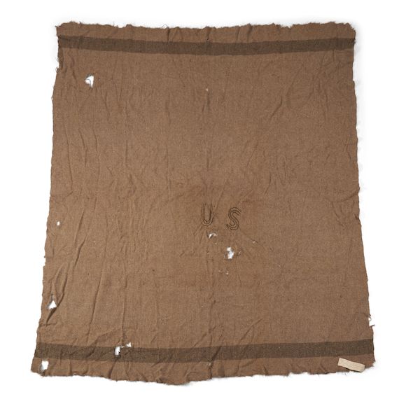 Bonhams Skinner : A FEDERAL CIVIL WAR BLANKET USED BY HUBERT S. BARBER ...