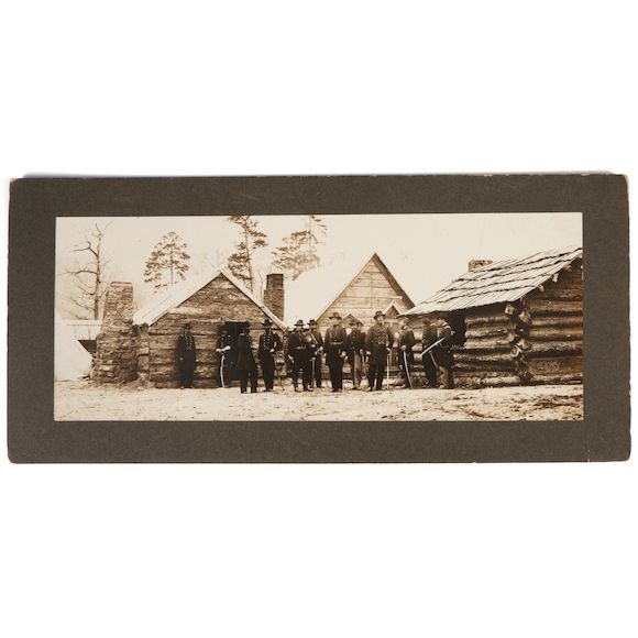 Bonhams Skinner : A PHOTOGRAPH OF GENERAL JOSEPH HOOKER AND STAFF IN ...