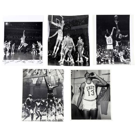 Bonhams : George Kalinsky (1936-2025): Wilt Chamberlain: Five ...