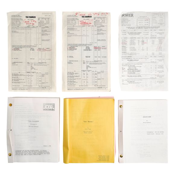 Bonhams : Gene Hackman: A Group of Various Production Materials