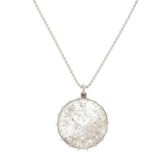 Bonhams Skinner : RENEE LEWIS: AN 18K WHITE GOLD AND DIAMOND 'SHAKE ...