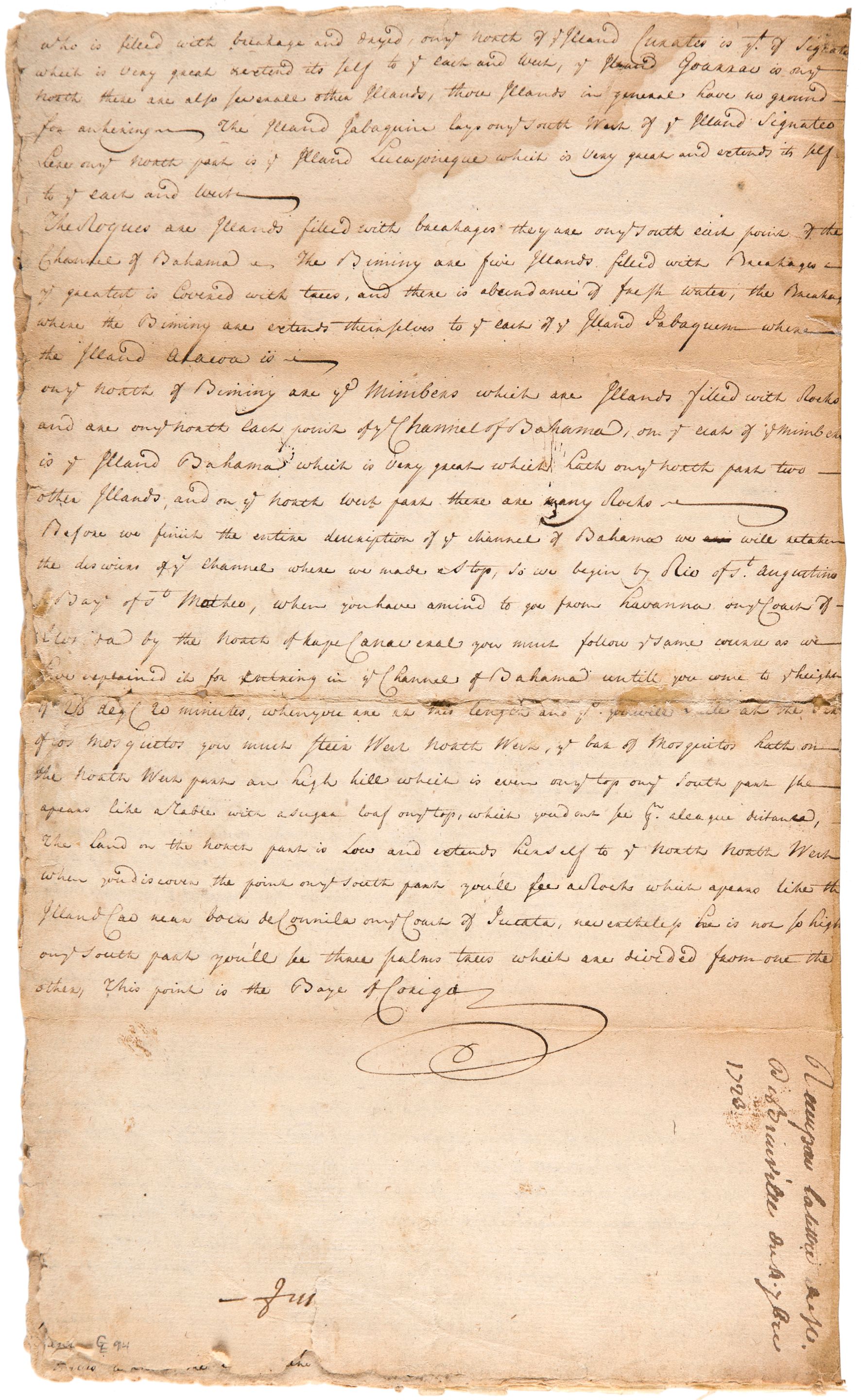 Bonhams SAILING INSTRUCTIONSLE MOYNE DE BIENVILLE JEAN BAPTISTE Bonhams SAILING INSTRUCTIONSLE MOYNE DE BIENVILLE JEAN BAPTISTE