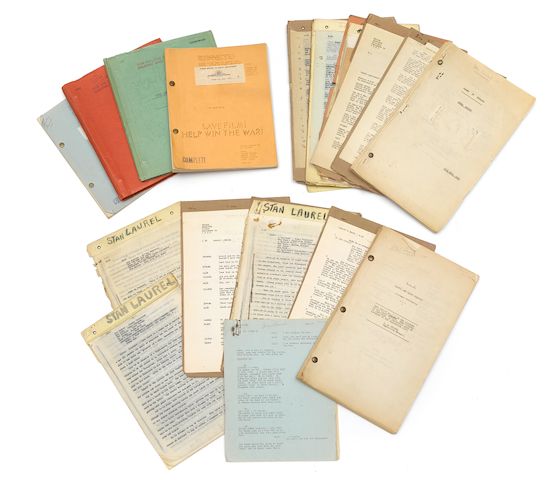 Bonhams A Stan Laurel Collection Of Personal Scripts bonhams-a-stan-laurel-collection-of-personal-scripts